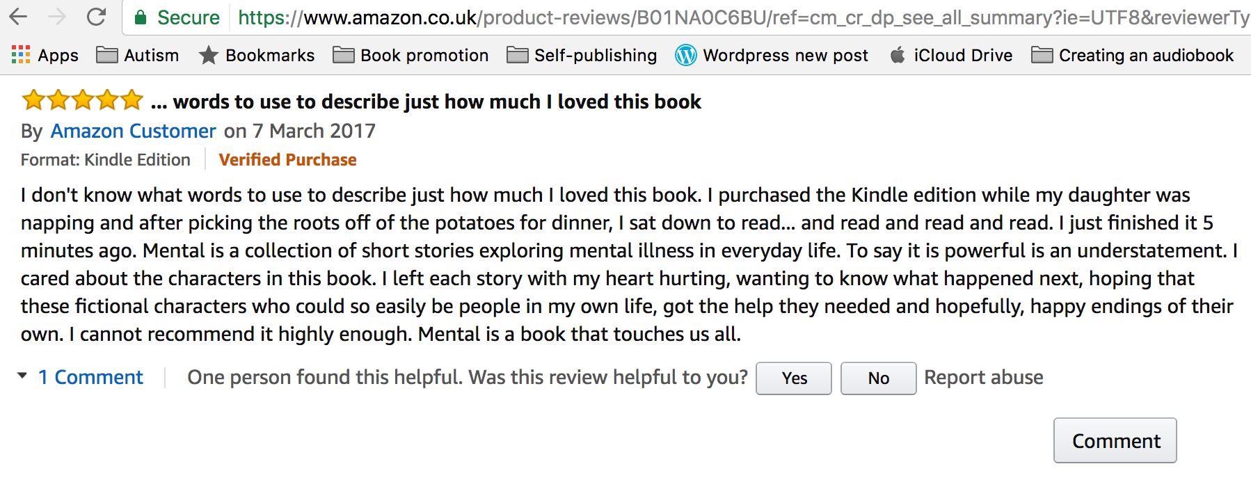 Where to buy ‘Mental’; the importance of positive reviews | Orla ...